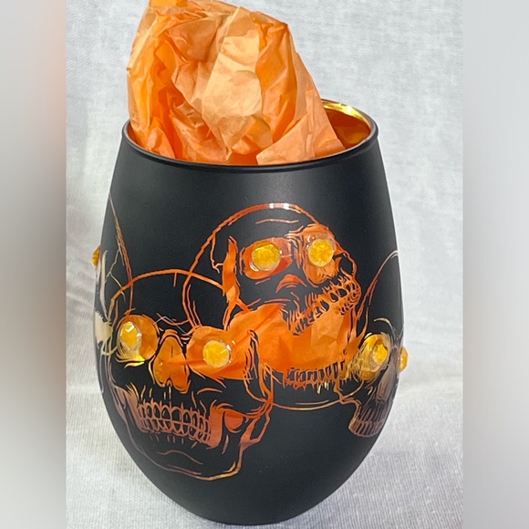 SPG | Dining | Halloween Spooky Skull Stemless Wine Glass | Poshmark
